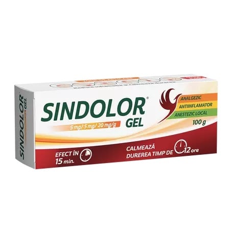 Sindolor gel 5/5/20mg/g, 100g, Fiterman – Ximena Pharm